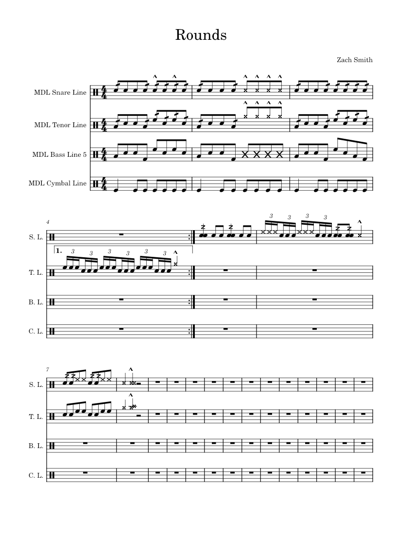 Rounds - piano tutorial