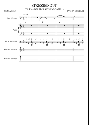 Stressed Out Twenty One Pilots Fingerstyle Guitar Tab Hd