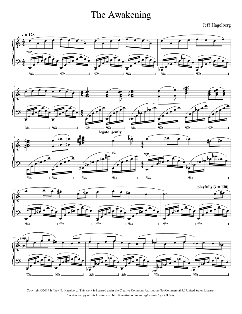 The Awakening Sheet music for Piano (Solo) | Musescore.com