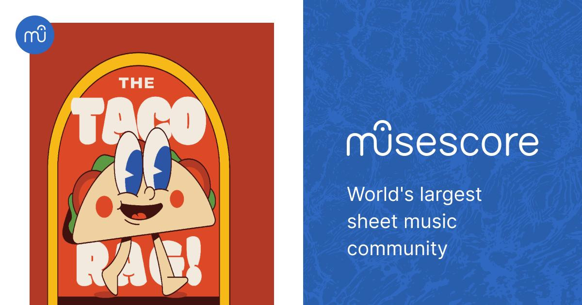 The Taco Rag Sheet music for Piano (Solo) | Musescore.com