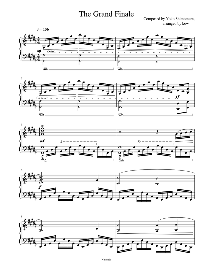 The Grand Finale - Piano Solo - Mario and Luigi: Bowser's Inside Story ...