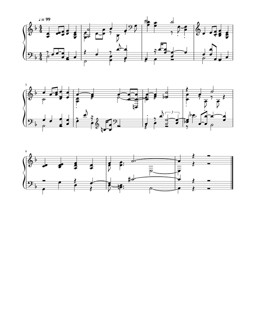 Sharpthorne - Erik Routley Sheet music for Piano (Solo) Easy ...