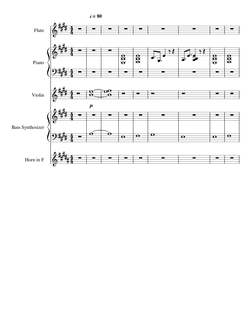 moana Sheet music for Piano, Flute, French horn, Violin & more ...