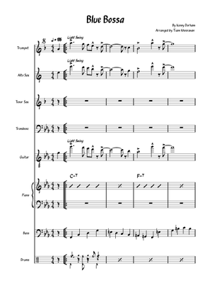 Bossa Azul, Partitura Principal, Eb Alto