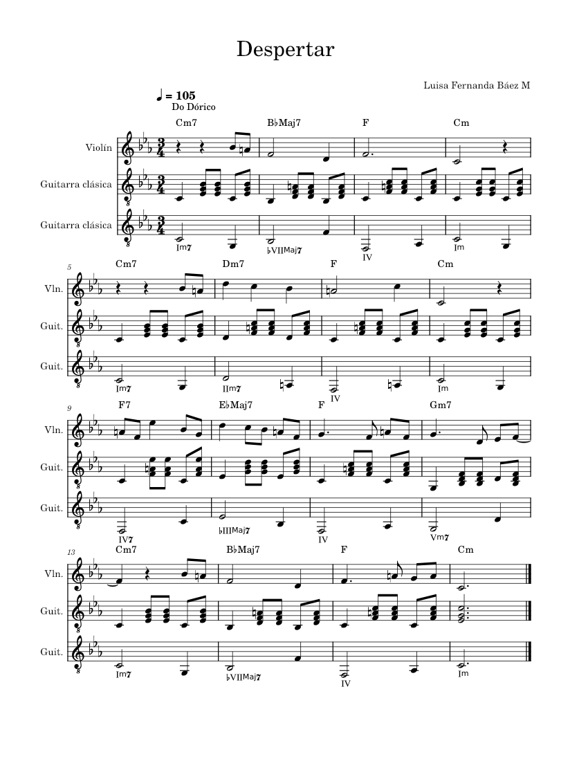 Despertar - Luisa Fernanda Baez - piano tutorial