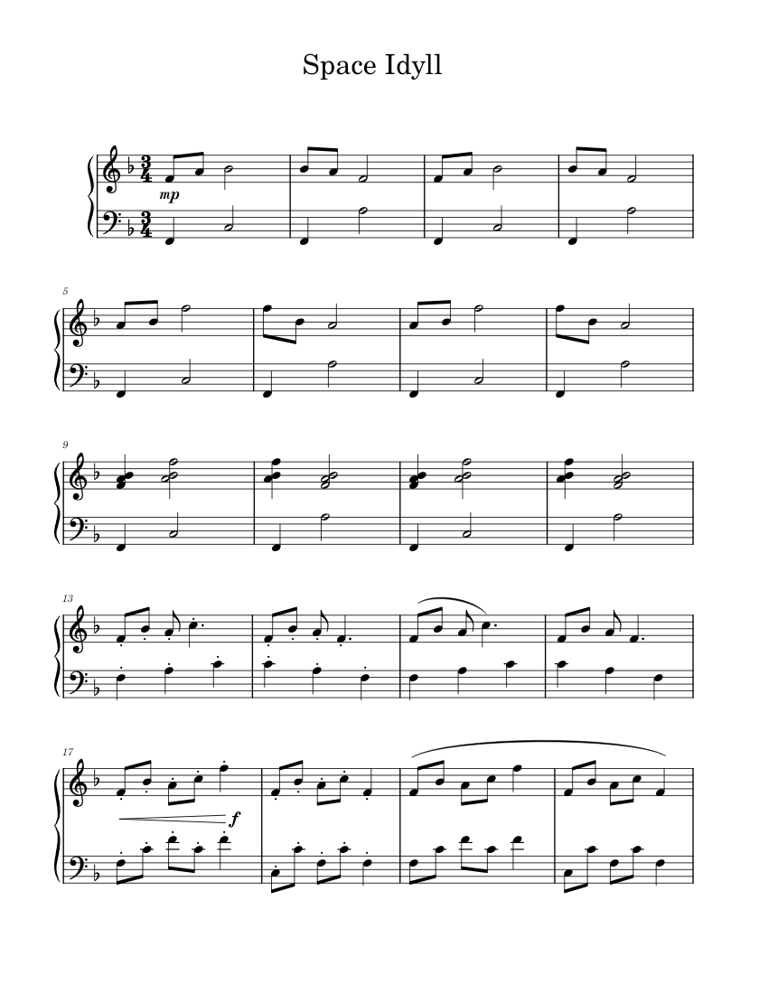 Op 1 Sheet music for Piano (Solo) | Musescore.com