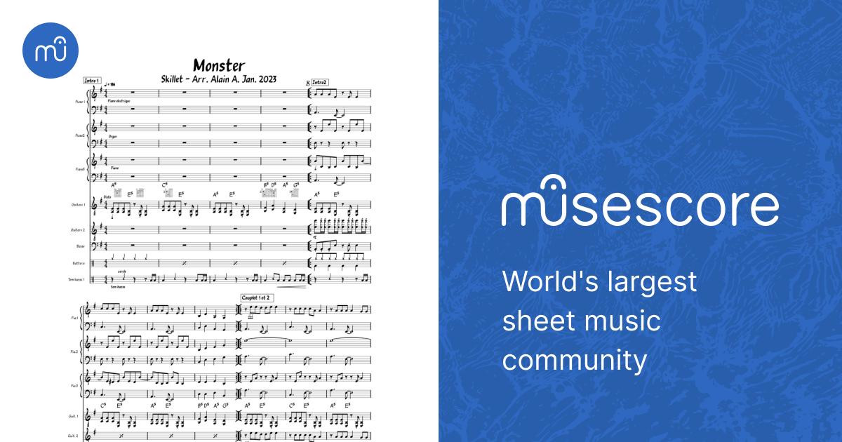 skillet monster chords