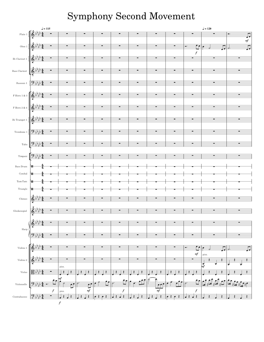 2019 Symphony: Second Movement (II) - piano tutorial