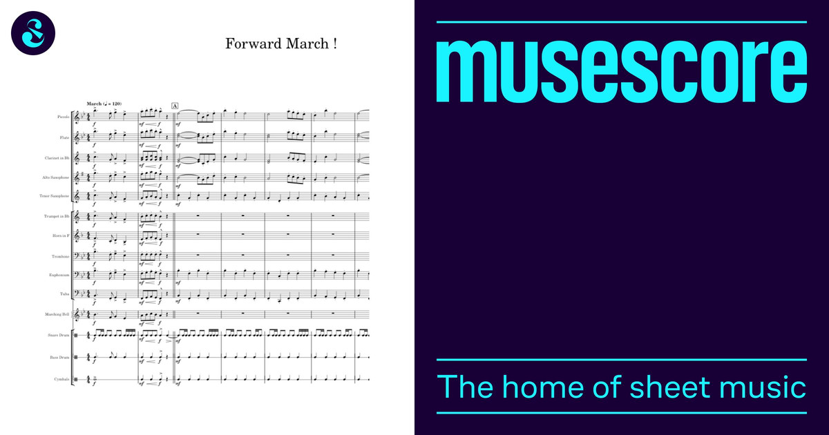 FORWARD MARCH - PAUL MURTHA Sheet Music for Trombone, Tuba, Flute, Oboe ...
