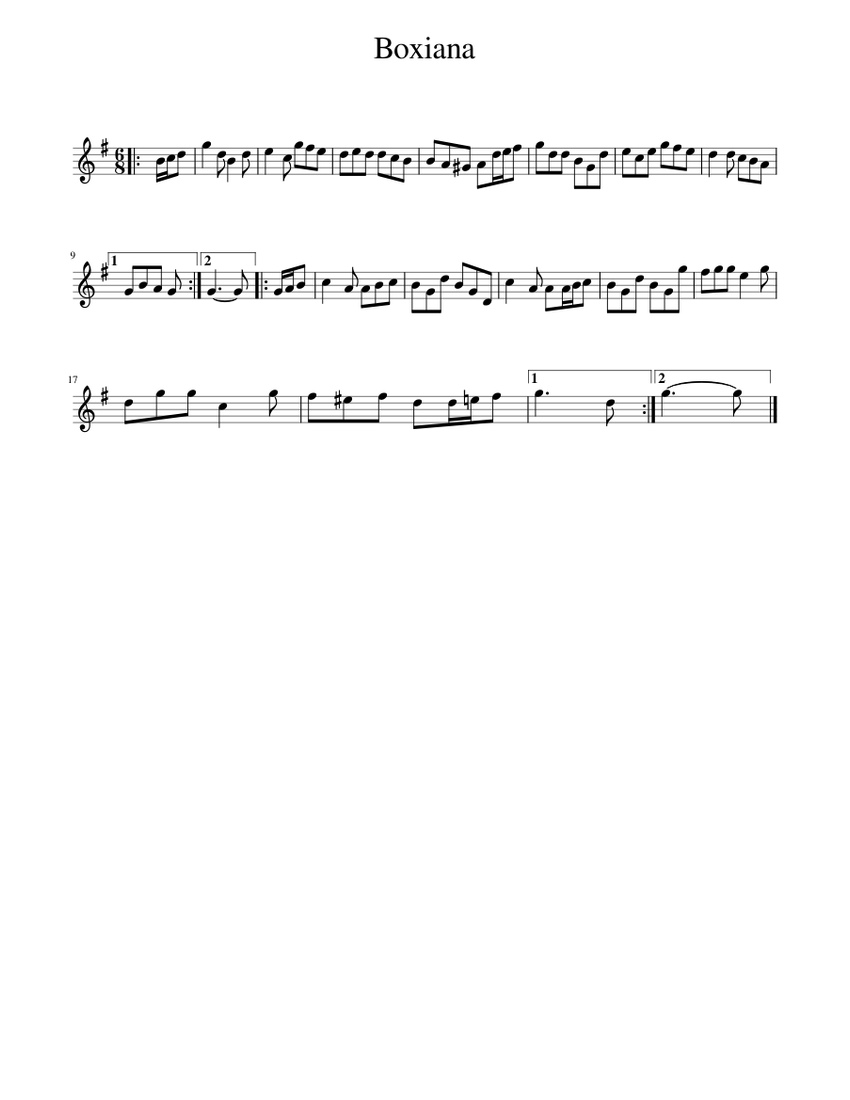 Boxiana Sheet music for Piano (Solo) Easy | Musescore.com