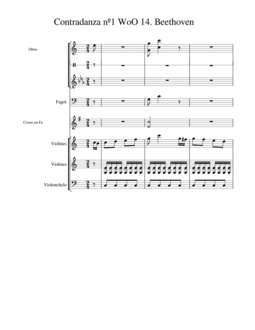 tot Sheet music for Flute, Bassoon, French horn, Snare drum & more ...