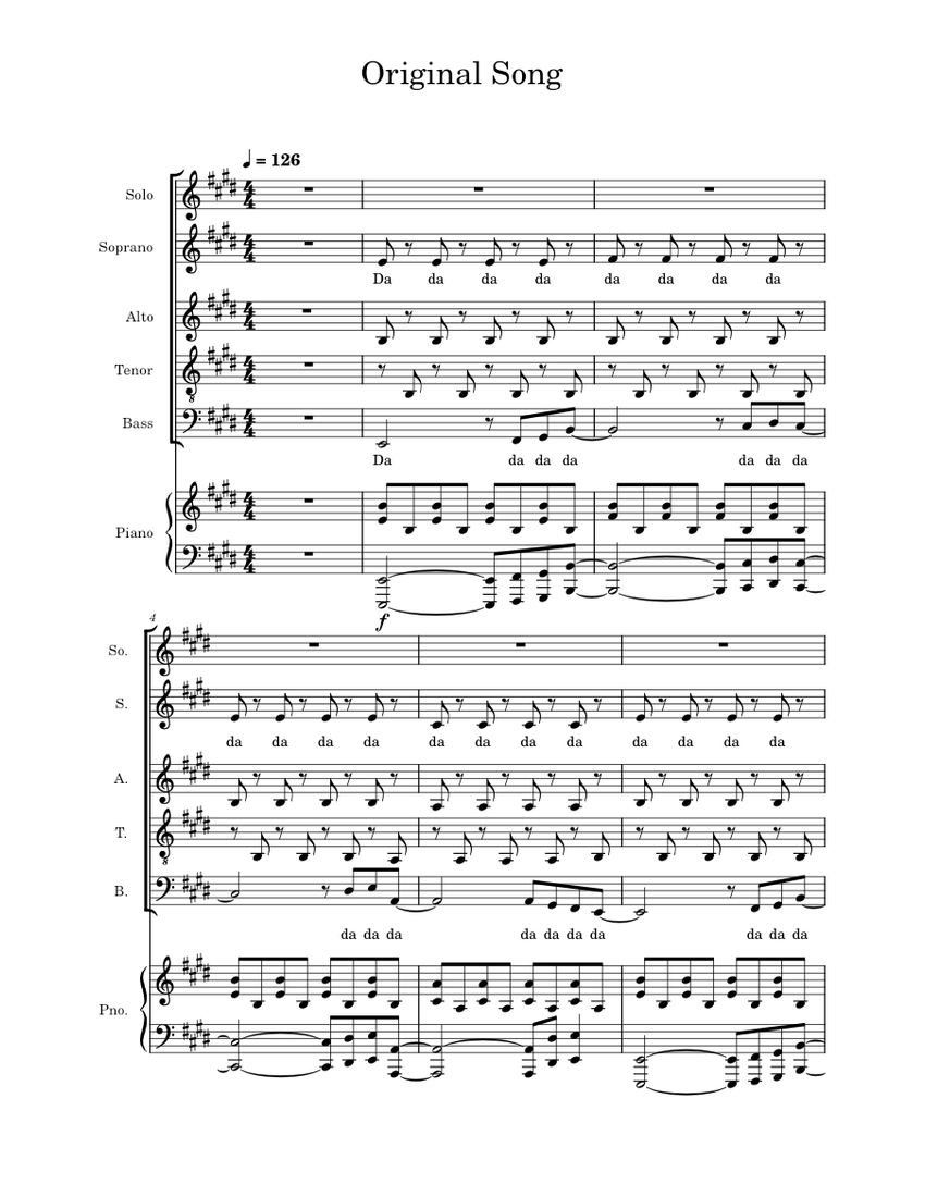 Don't Stop Believin' – Journey Original song Sheet music for Piano ...