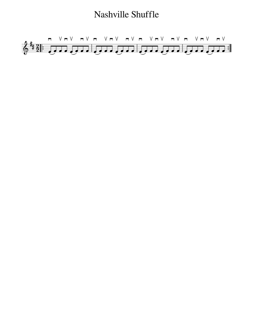 Nashville Shuffle Sheet music for Piano (Solo) | Musescore.com