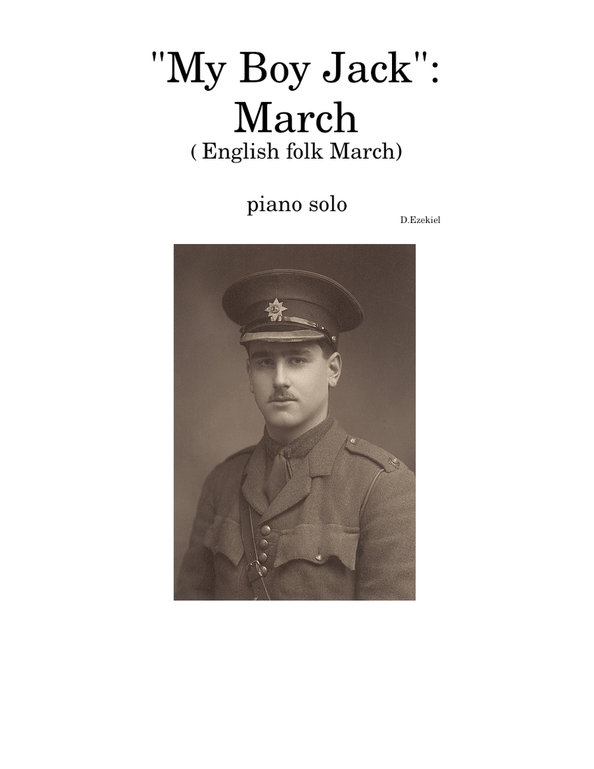 My Boy Jack :March ( An English folk March) Sheet music for Piano (Solo ...