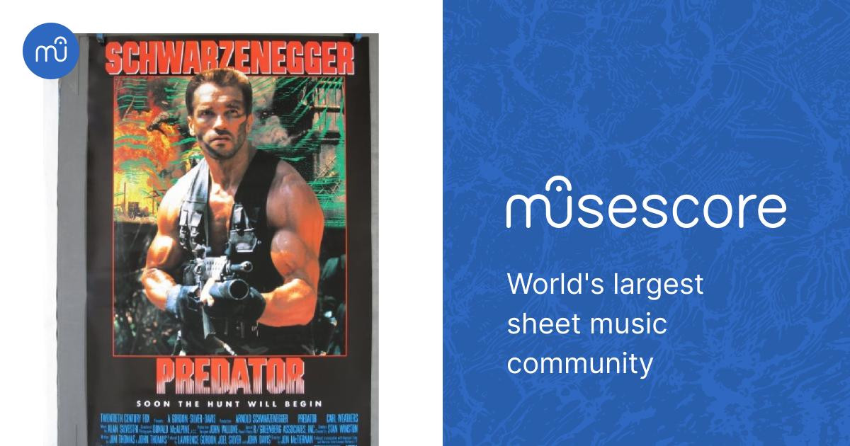 Predator Main Theme – Alan Silvestri Sheet Music for Piano (Solo ...