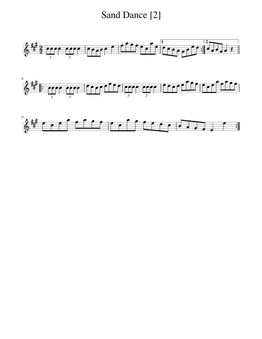 Sand Dance Sheet music for Piano (Solo) Easy | Musescore.com