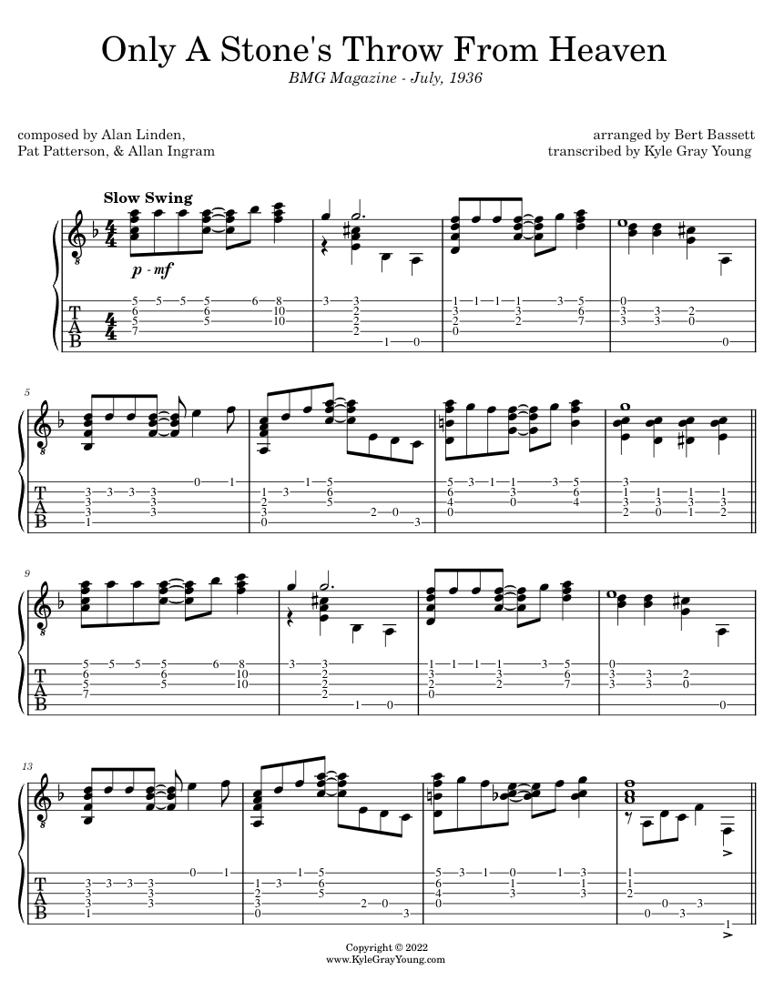 Only A Stone's Throw From Heaven – Alan Linden, Pat Patterson, Allan ...