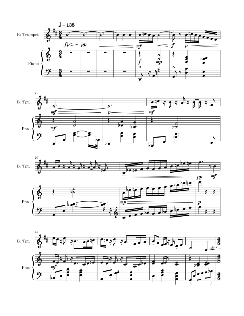 Jesus solo Sheet music for Piano, Trumpet in b-flat (Solo) | Musescore.com