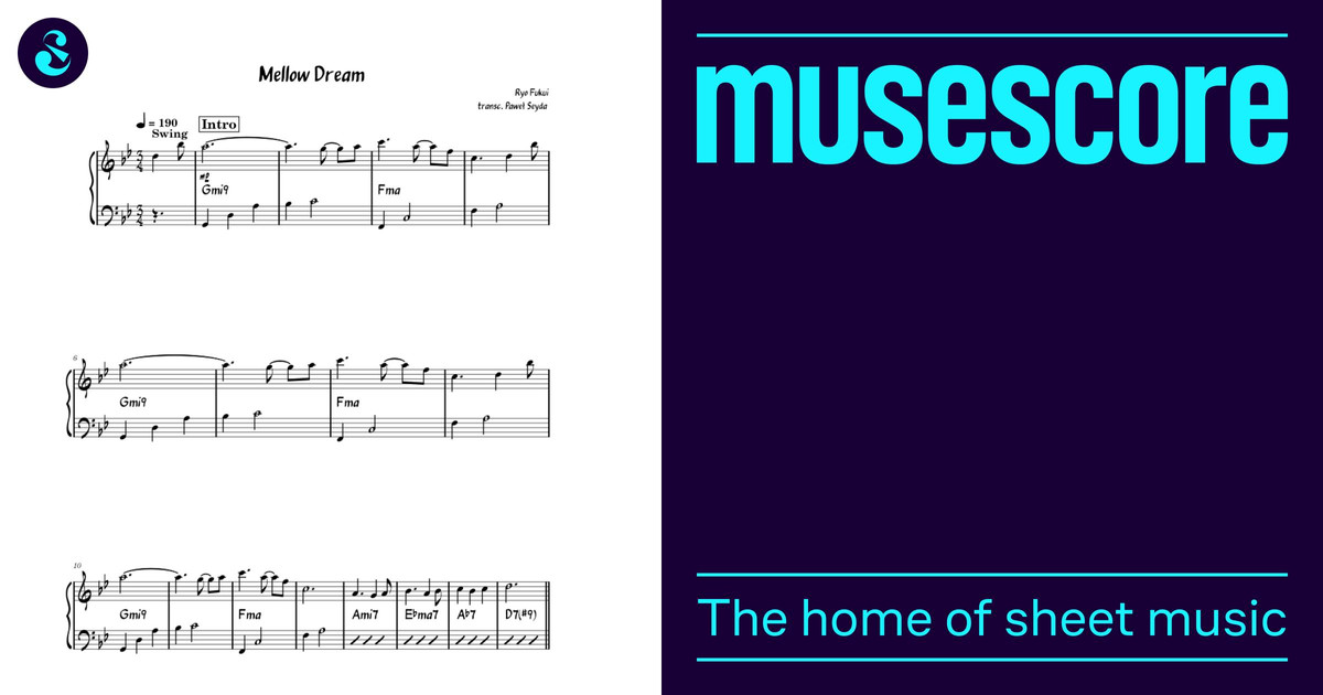 Mellow Dream Sheet Music for Piano (Solo) Easy | MuseScore.com