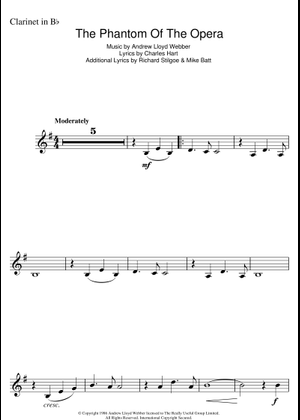 Play Official version of The phantom of the opera Sheet Music by Andrew ...