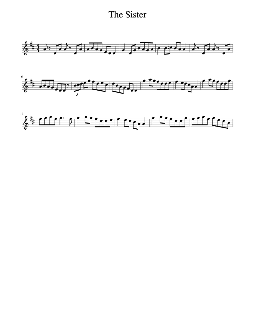 The Sister Sheet music for Piano (Solo) Easy | Musescore.com