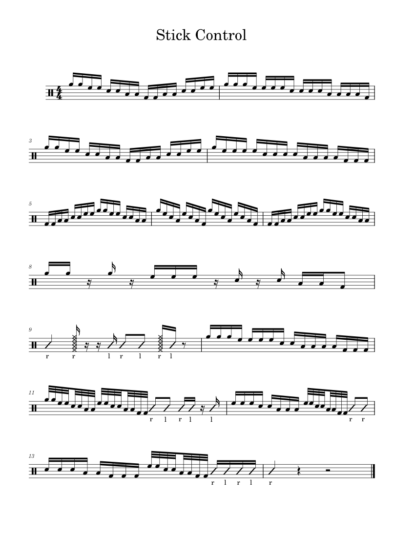 Untitled Sheet music for Bass drum (Solo) | Musescore.com