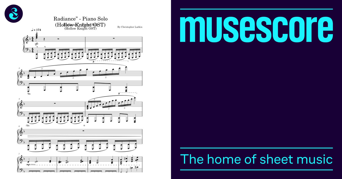 Radiance – Christopher Larkin Sheet Music for Piano (Solo) | MuseScore.com