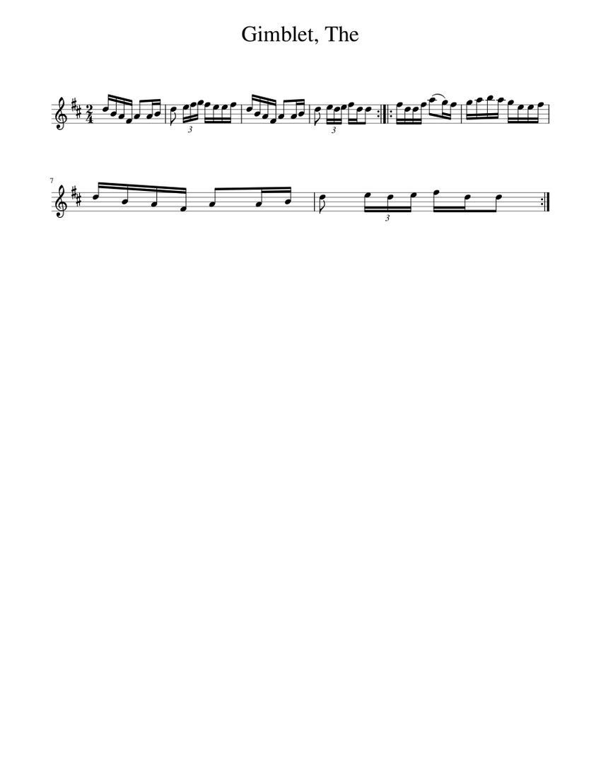 The Gimblet Sheet music for Piano (Solo) Easy | Musescore.com