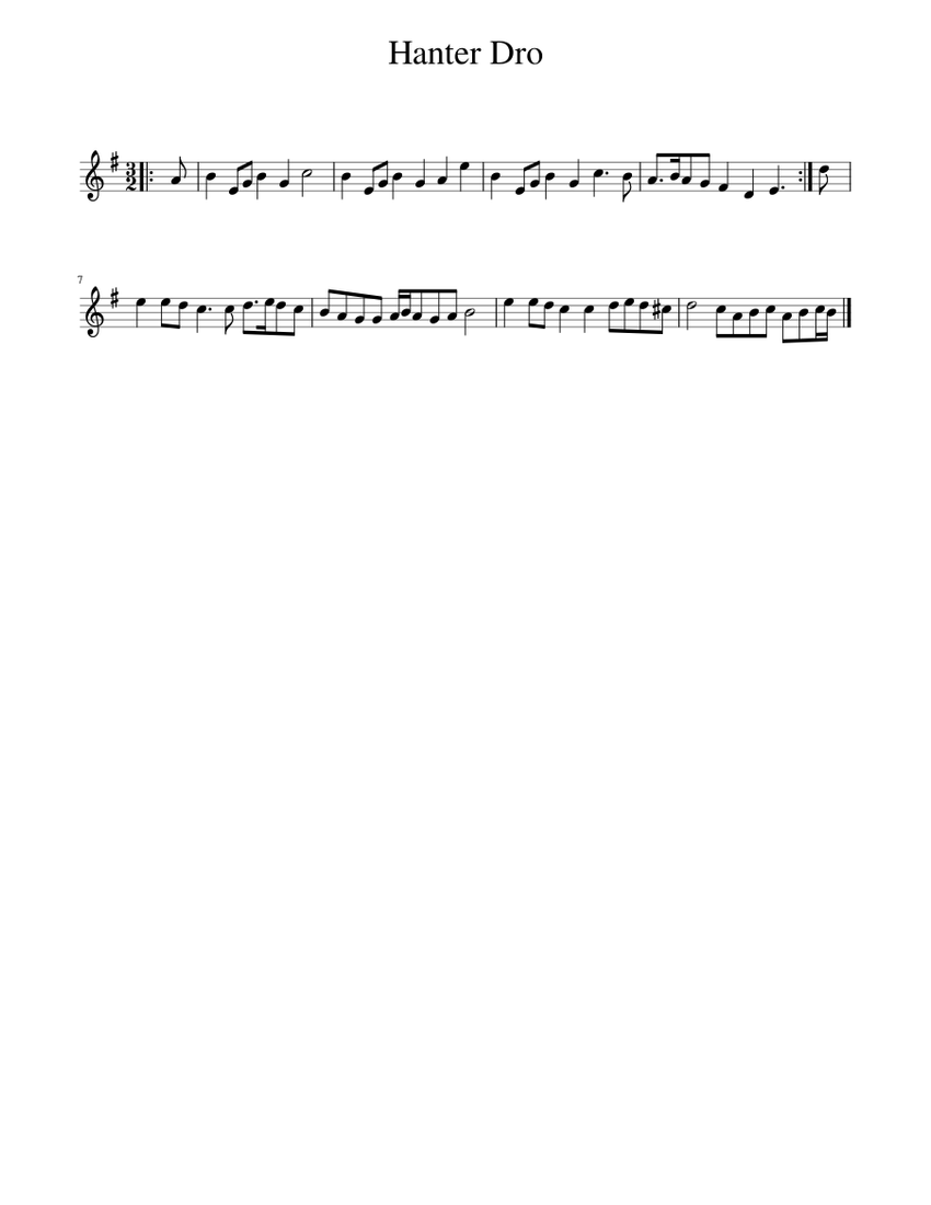Hanter Dro Sheet music for Piano (Solo) Easy | Musescore.com