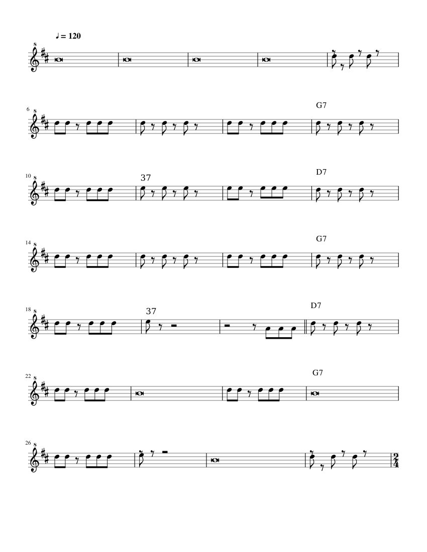 Run Around Sue D Tenor Sax Sheet music for Vocals (Solo) | Musescore.com