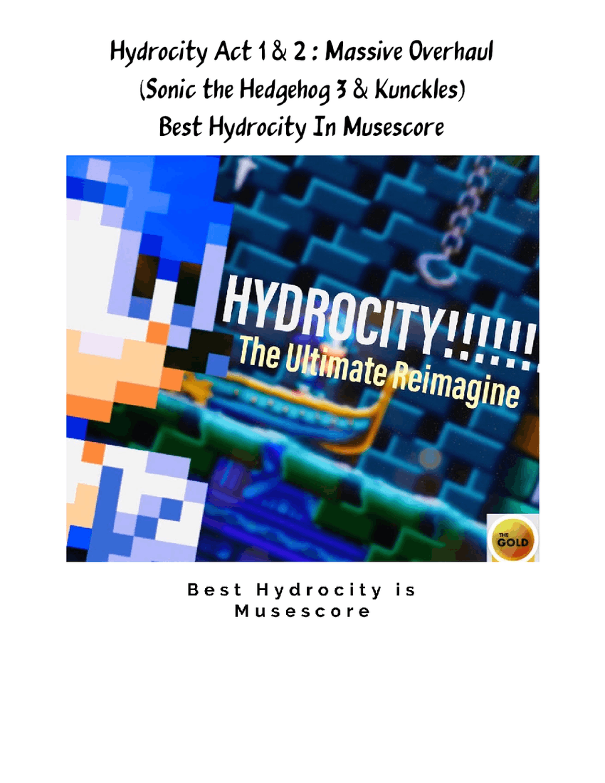 Hydrocity Act 1 & (best hydrocity in all of musccore) Sheet music for ...