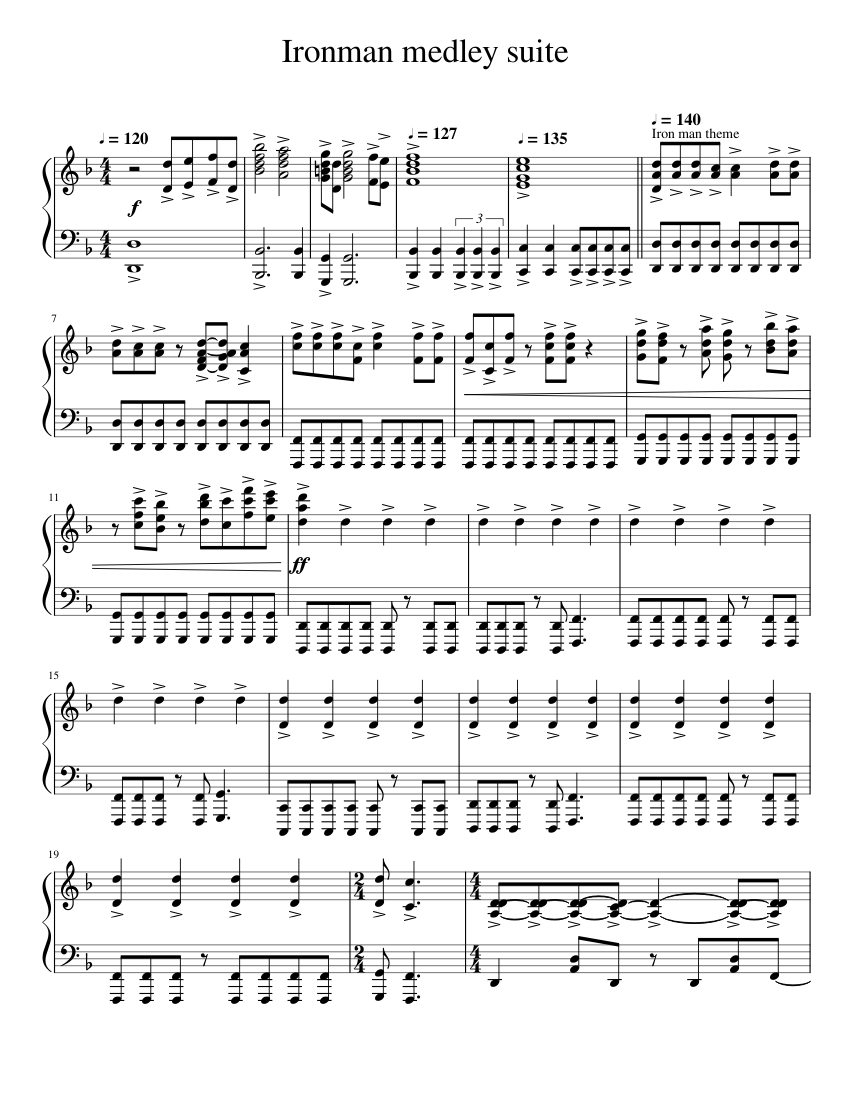 iron man theme compilation