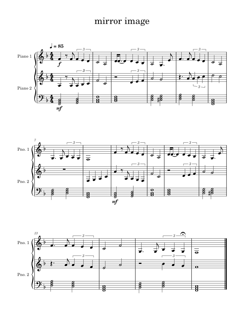mirror image by weezer Sheet music for Piano (Piano-Voice) | Musescore.com