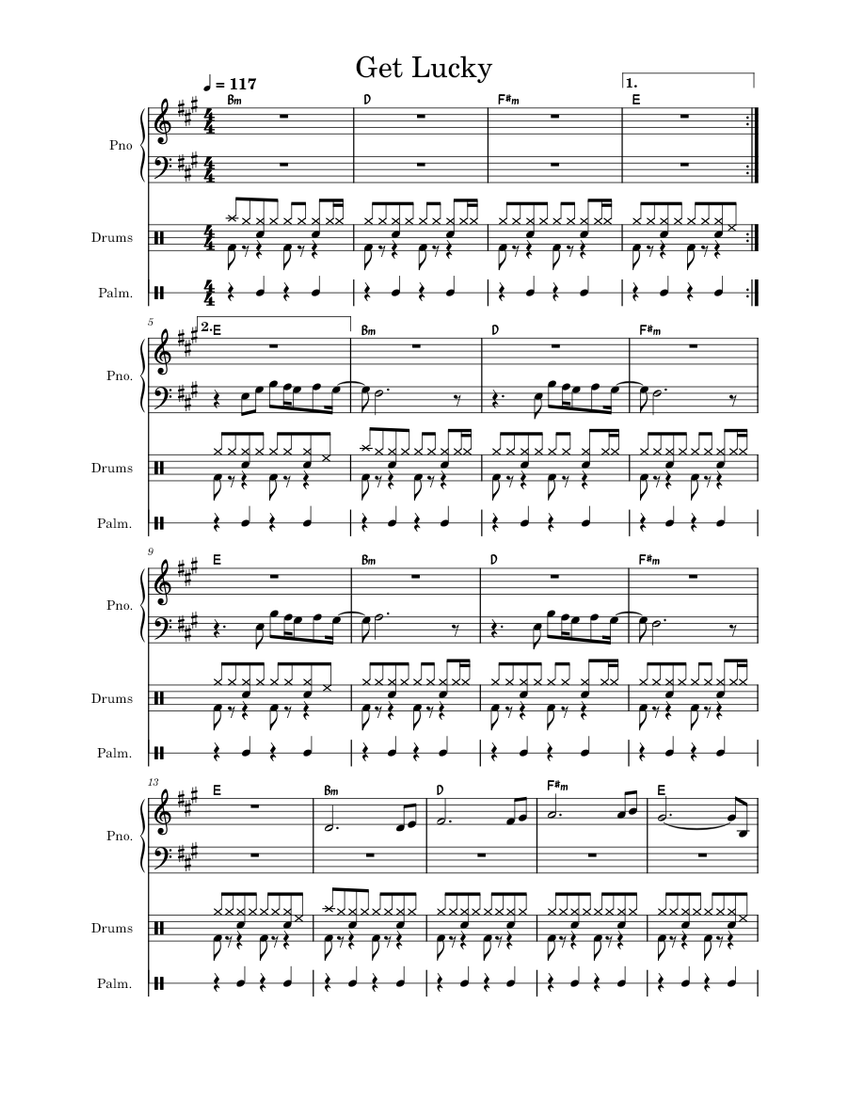 Get Lucky (featuring Pharrell Williams) – Daft Punk Featuring Pharrell ...