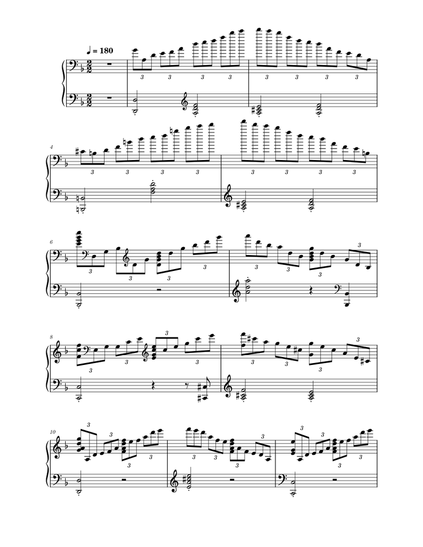 La_Signora_Boss_Theme__Phase_2 202110231533 Sheet music for Piano (Solo ...