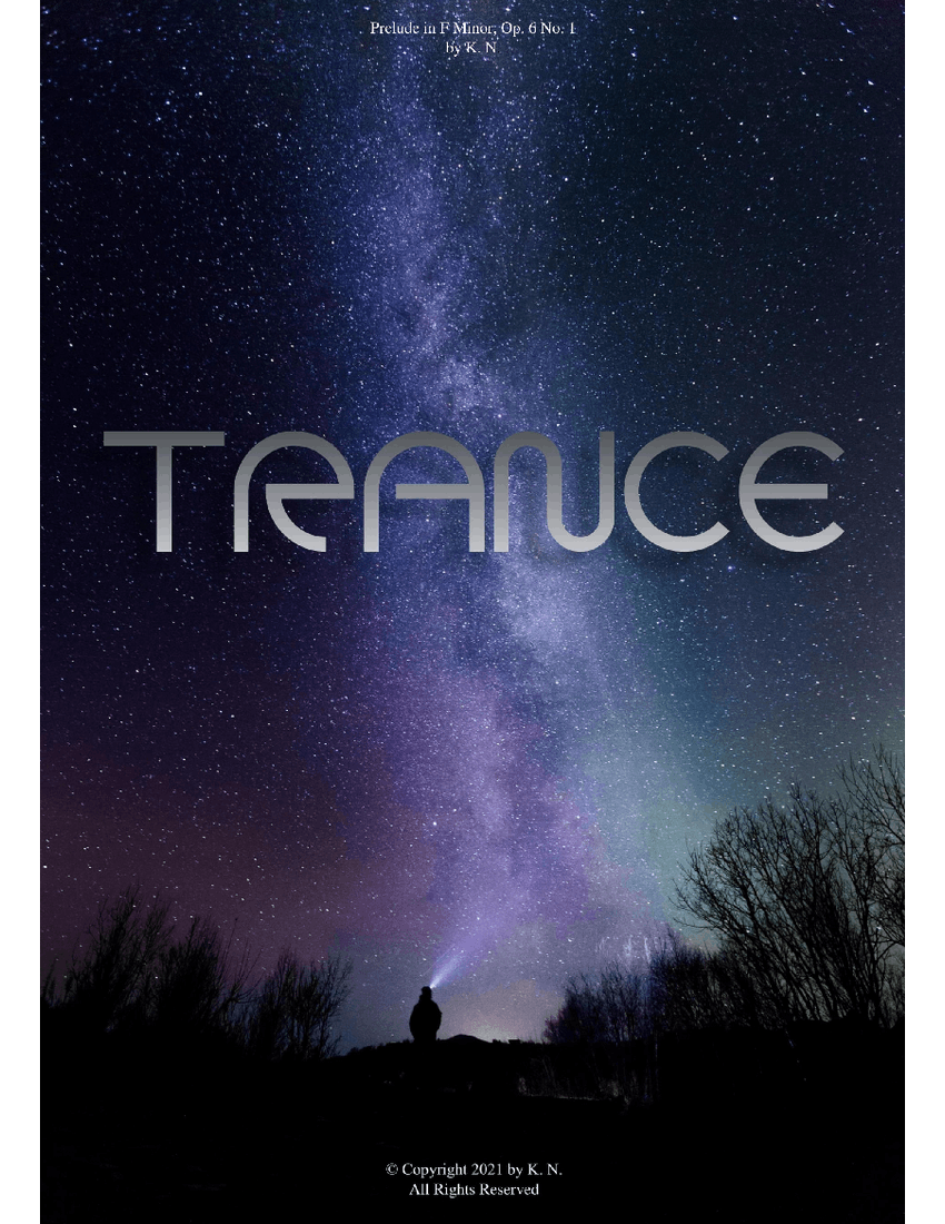 Trance (Op. 6 No. 1) Sheet Music for Piano (Solo) | MuseScore.com
