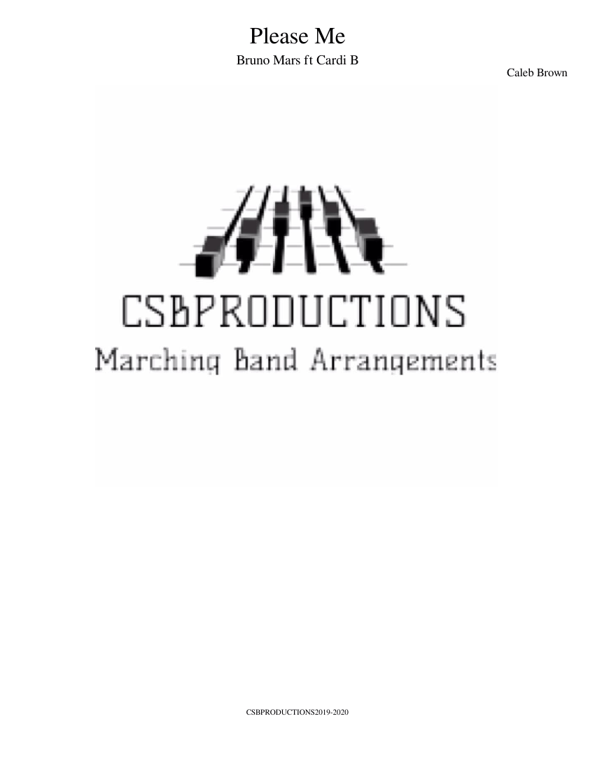 Please Me Sheet Music for Trombone, Tuba, Flute piccolo, Clarinet in b ...