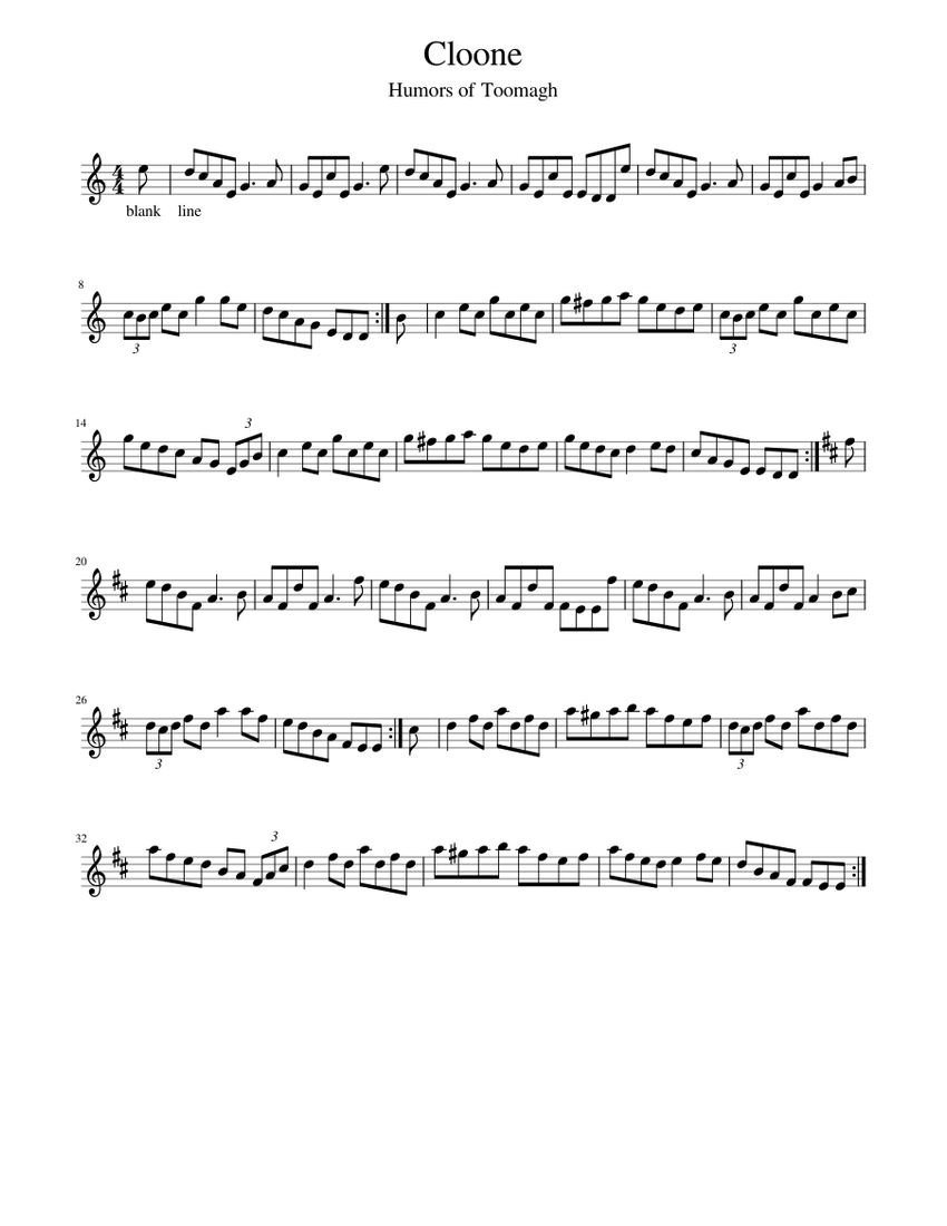 Cloone Sheet music for Piano (Solo) Easy | Musescore.com