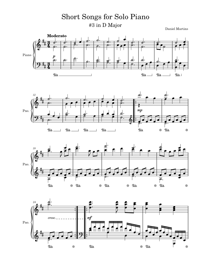 Song For Piano Solo Sheet Music For Piano Solo Musescore song-for-piano-solo-sheet-music-for-piano-solo-musescore