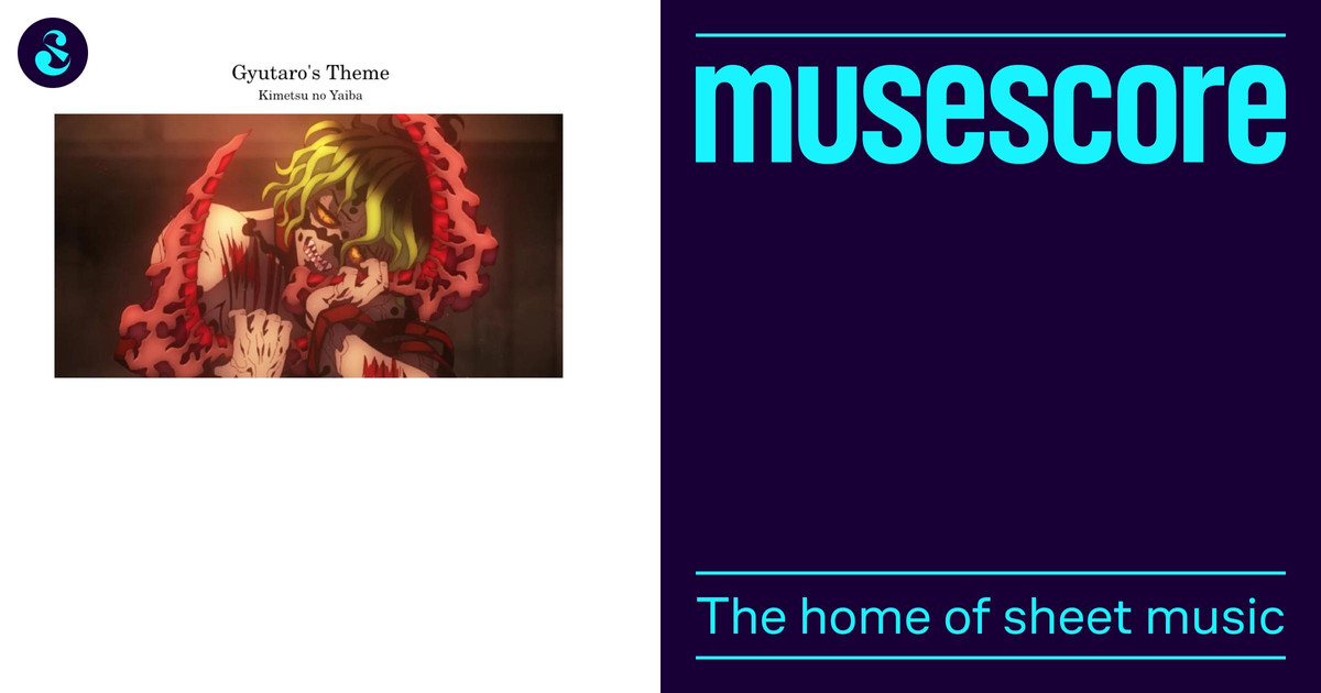 Kimetsu no Yaiba - Gyutaro (WIP) Sheet Music for Trombone, Flute, Oboe ...