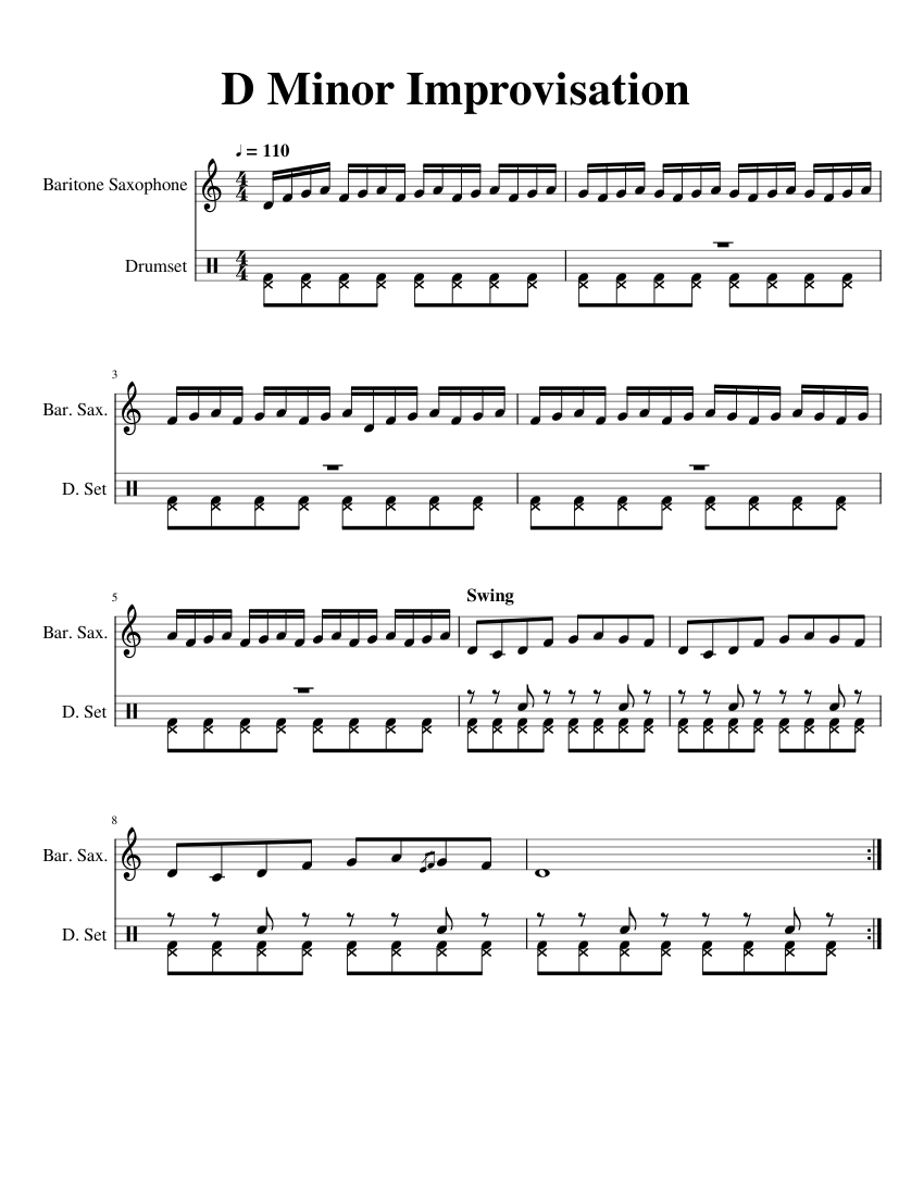 improvisation d minor