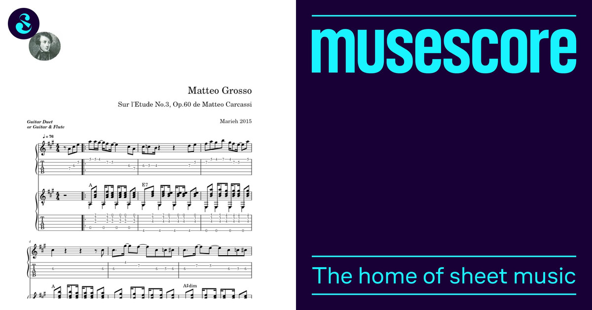 Matteo Grosso - Sur l'Etude No.3, Op.60 de Matteo Carcassi - Marieh ...