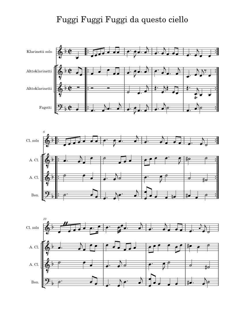 Fuggi, fuggi, fuggi da questo cielo – Giuseppino del Biabo Fuggi Fuggi ...