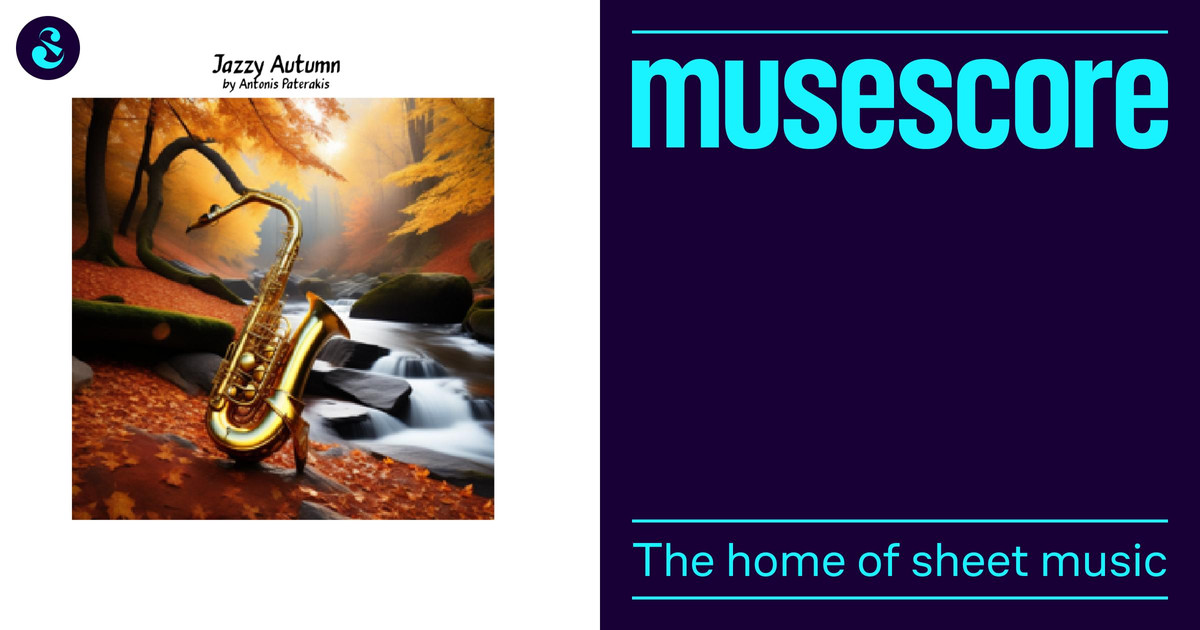 Jazzy Autumn Sheet music for Piano, Trombone, Saxophone alto, Saxophone ...