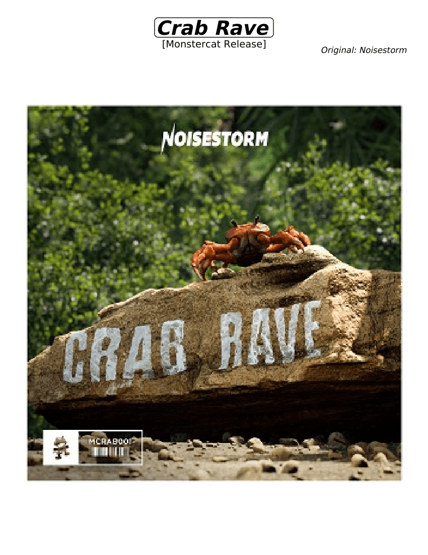 Crab Rave Sheet music for Flute, Snare drum, Drum group, Synthesizer ...