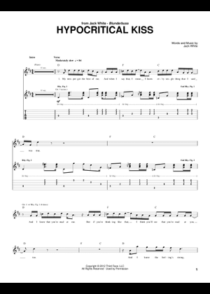 jack white sixteen saltines guitar