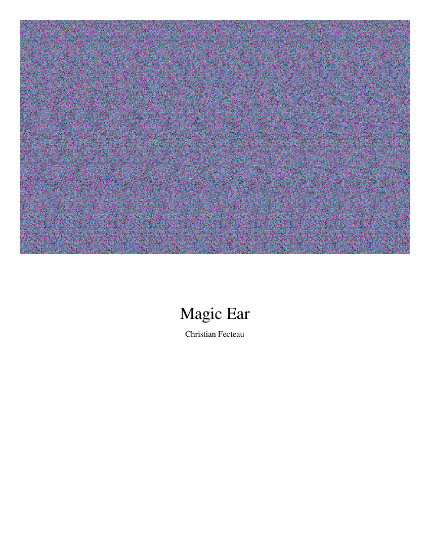 Magic Ear Sheet music for Piano (Solo) | Musescore.com