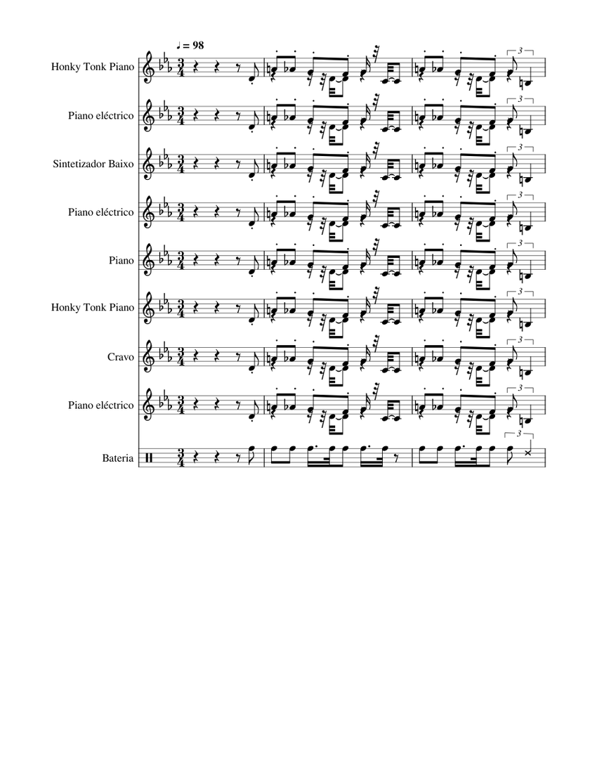 Megalovania (super smash bros ultimate) Sheet Music for Piano ...