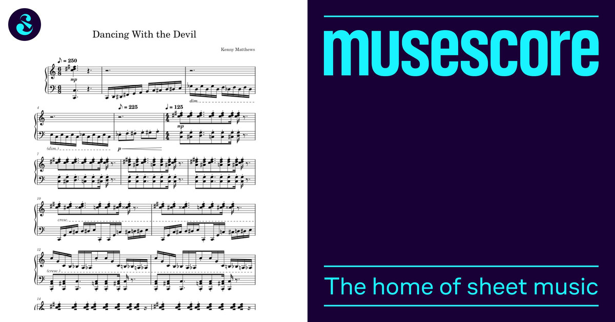 Dancing With the Devil Sheet Music for Piano (Solo) | MuseScore.com