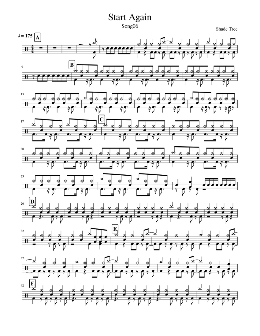Start Again - piano tutorial